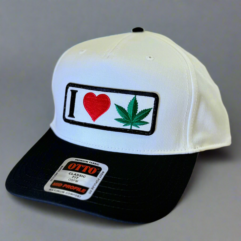 QUICK ORDER I love weed hat - OTTO Blk/Wh 1 of 1 – Rusty Lids