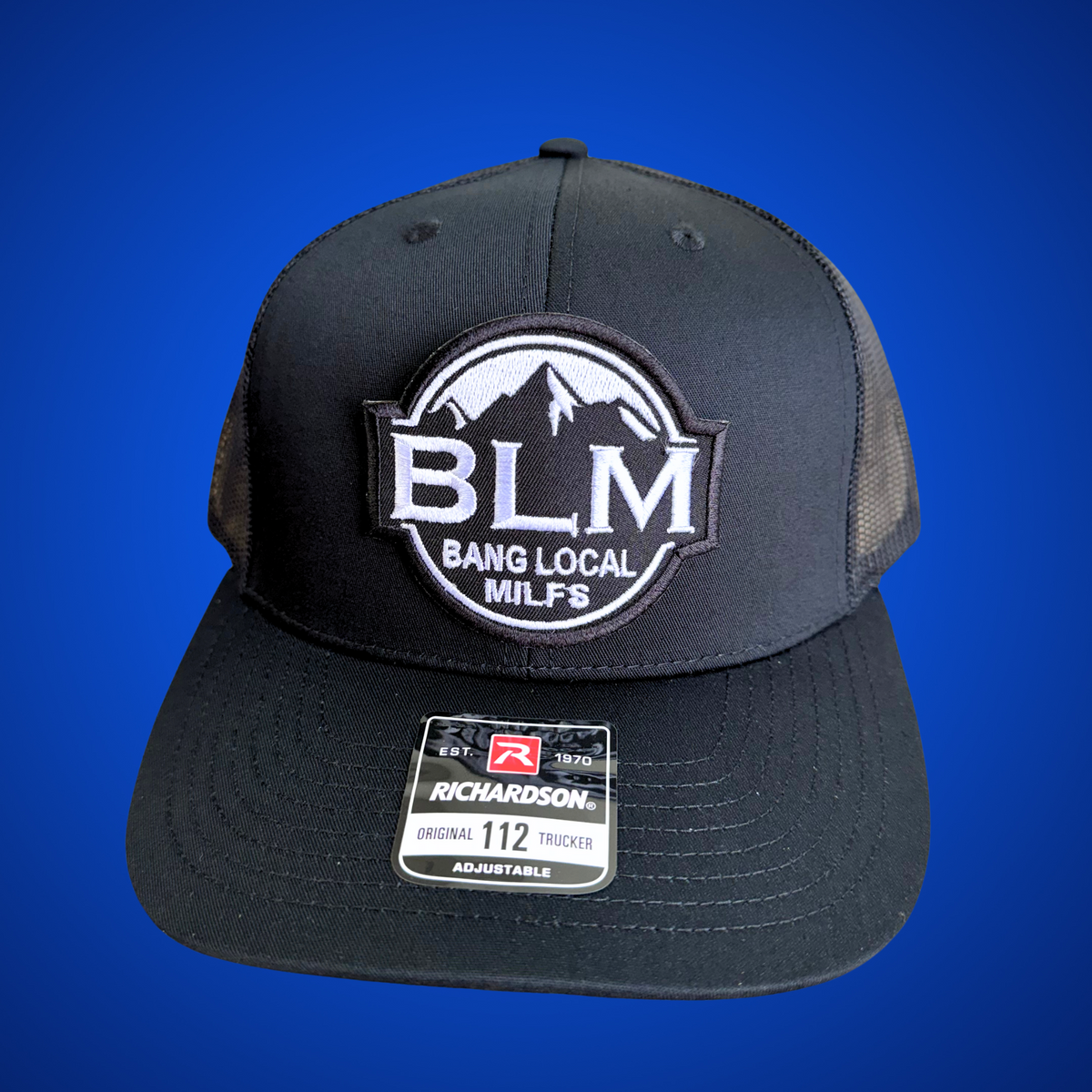 QUICK ORDER BLM Hat - Mountain Patch | Blk 112 – Rusty Lids