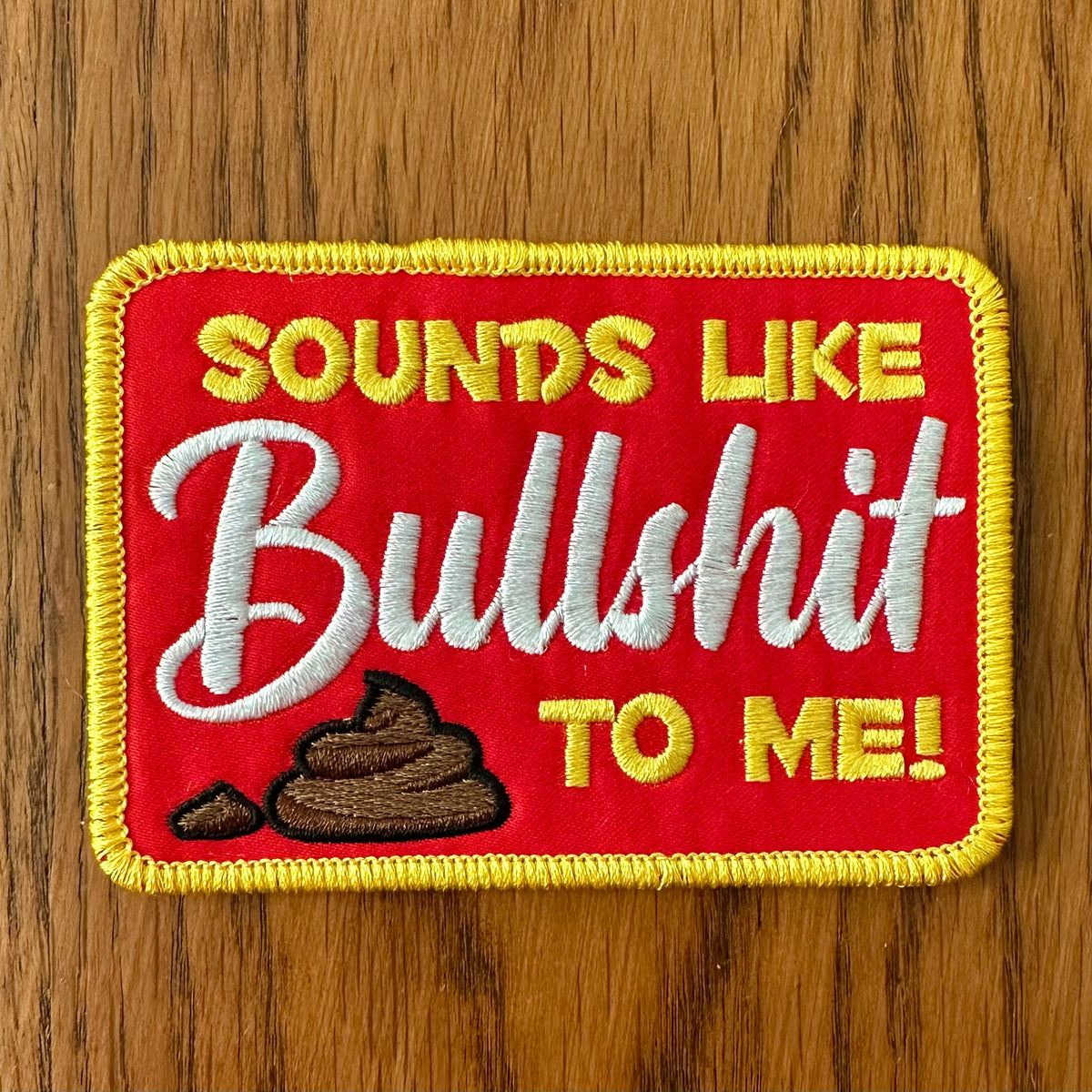 Sounds like BS Patch - Red/ Gold – Rusty Lids