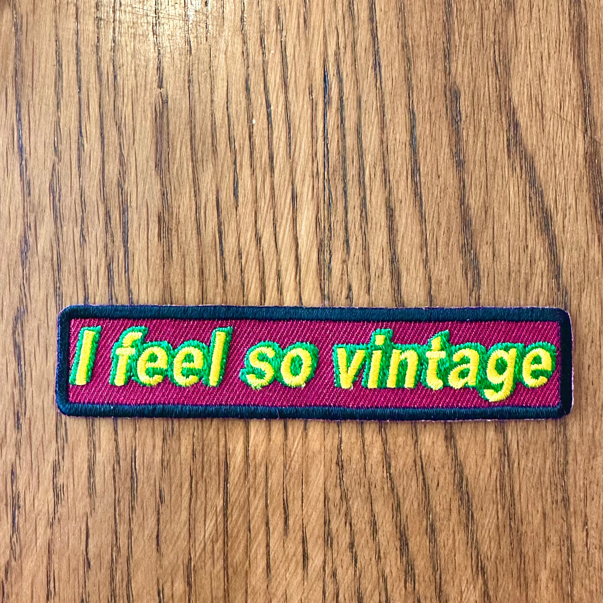 I Feel So Vintage Patch – Rusty Lids