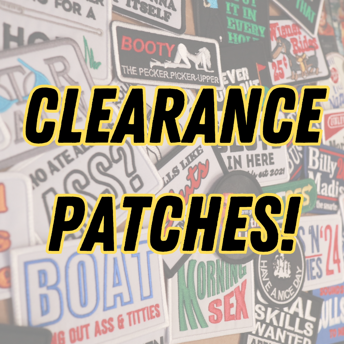 Clearance Patches – Rusty Lids