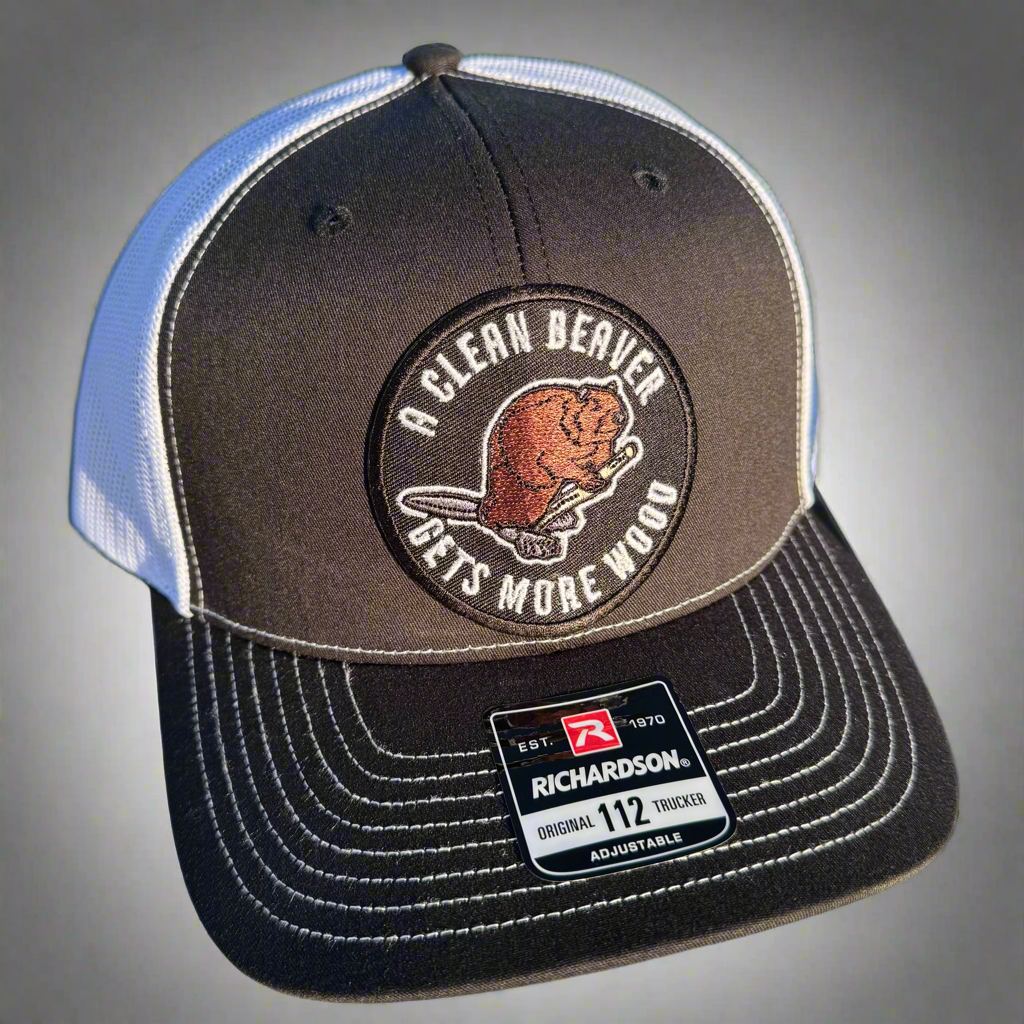 QUICK ORDER A Clean Beaver Gets More Wood Hat - Circle Patch – Rusty Lids