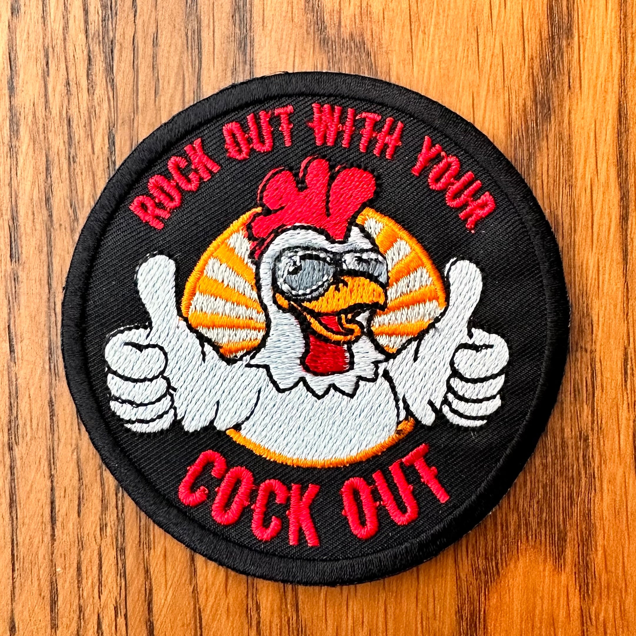 Rock Out With Your Cock Out Patch – Rusty Lids