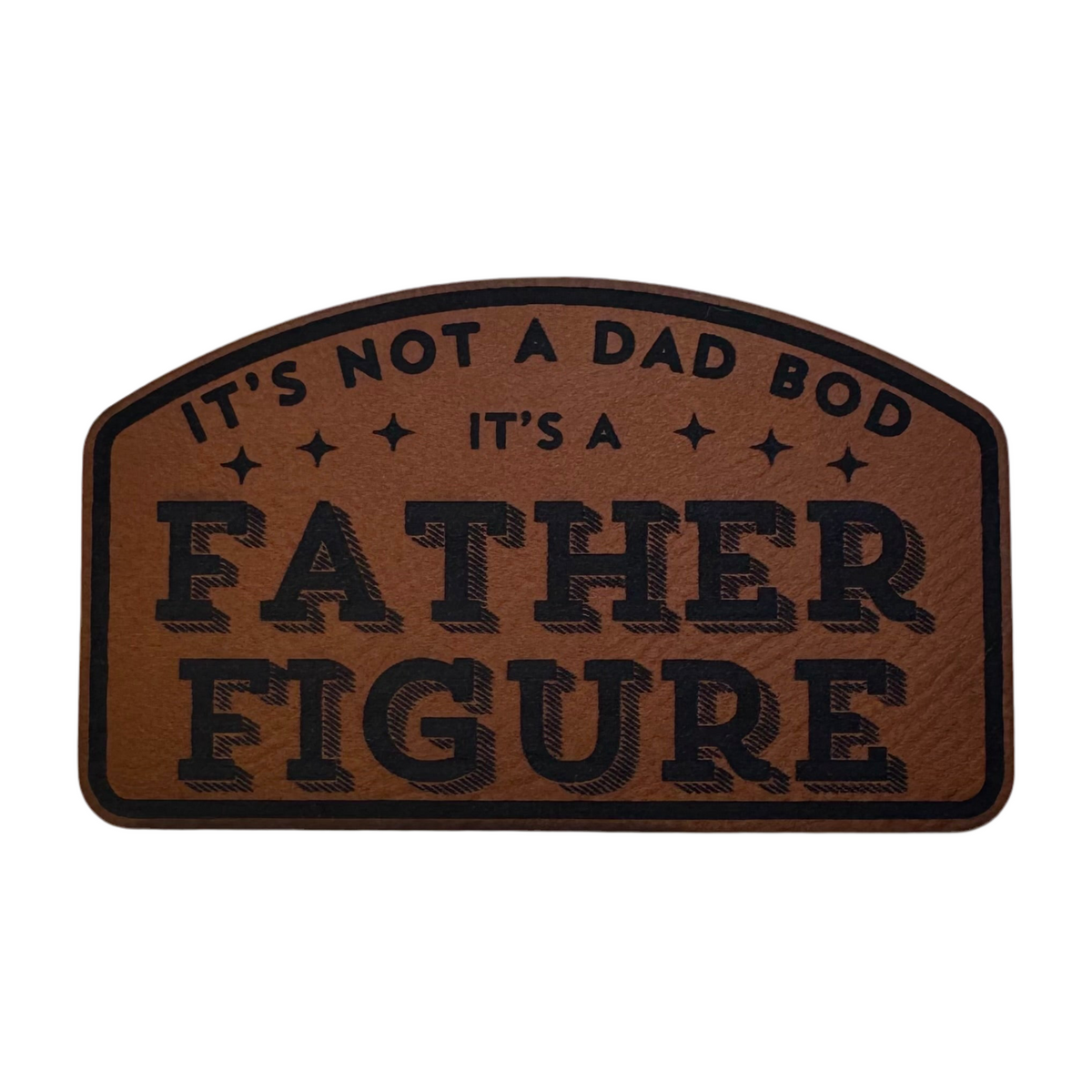 Father Figure Patch - Leather – Rusty Lids