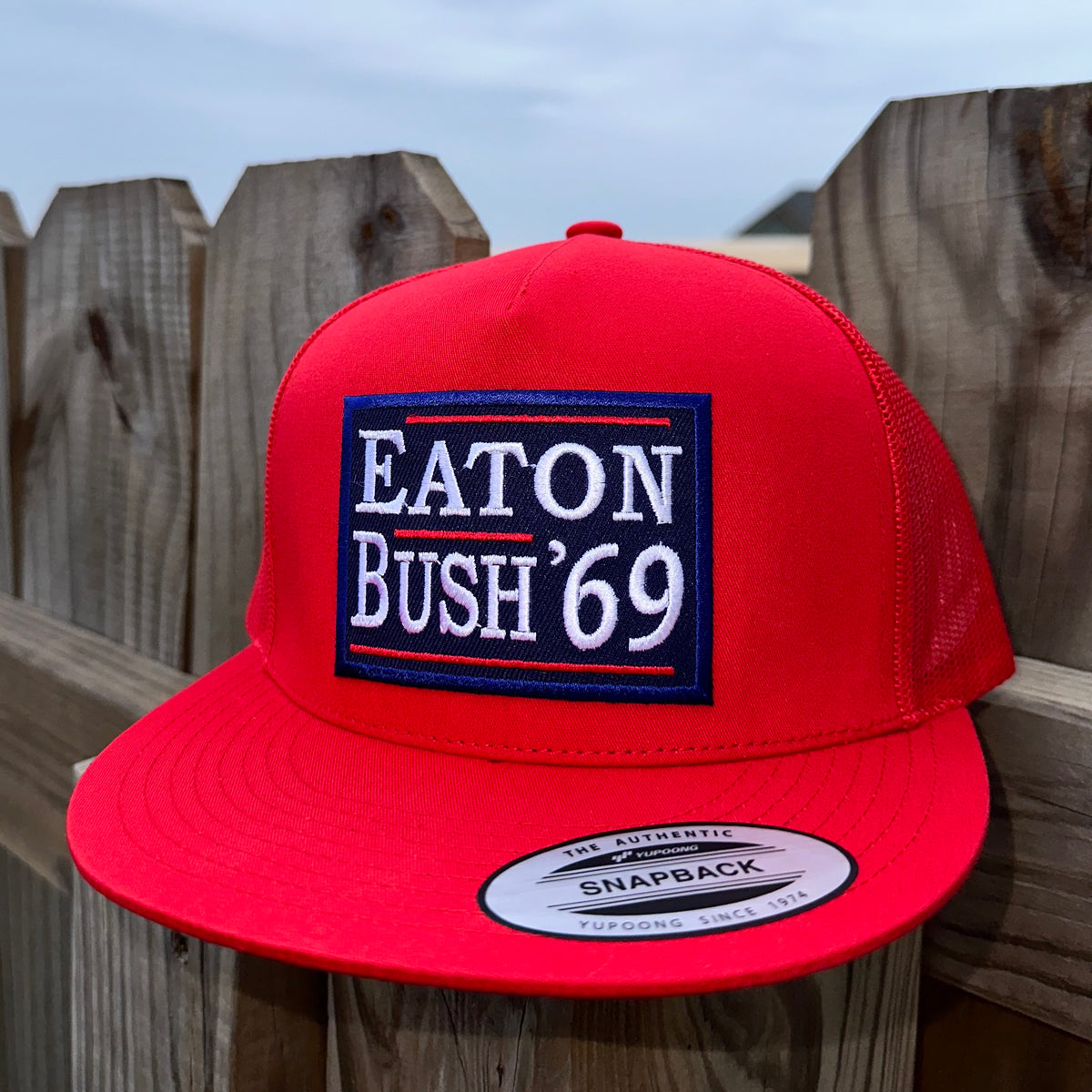 QUICK COMBO Eaton Bush ‘69 Hat- Red 6006 – Rusty Lids