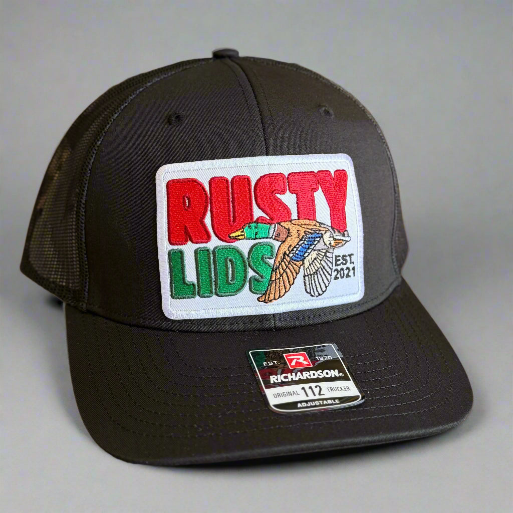 Rusty Lids Mallard Hat - White Background patch