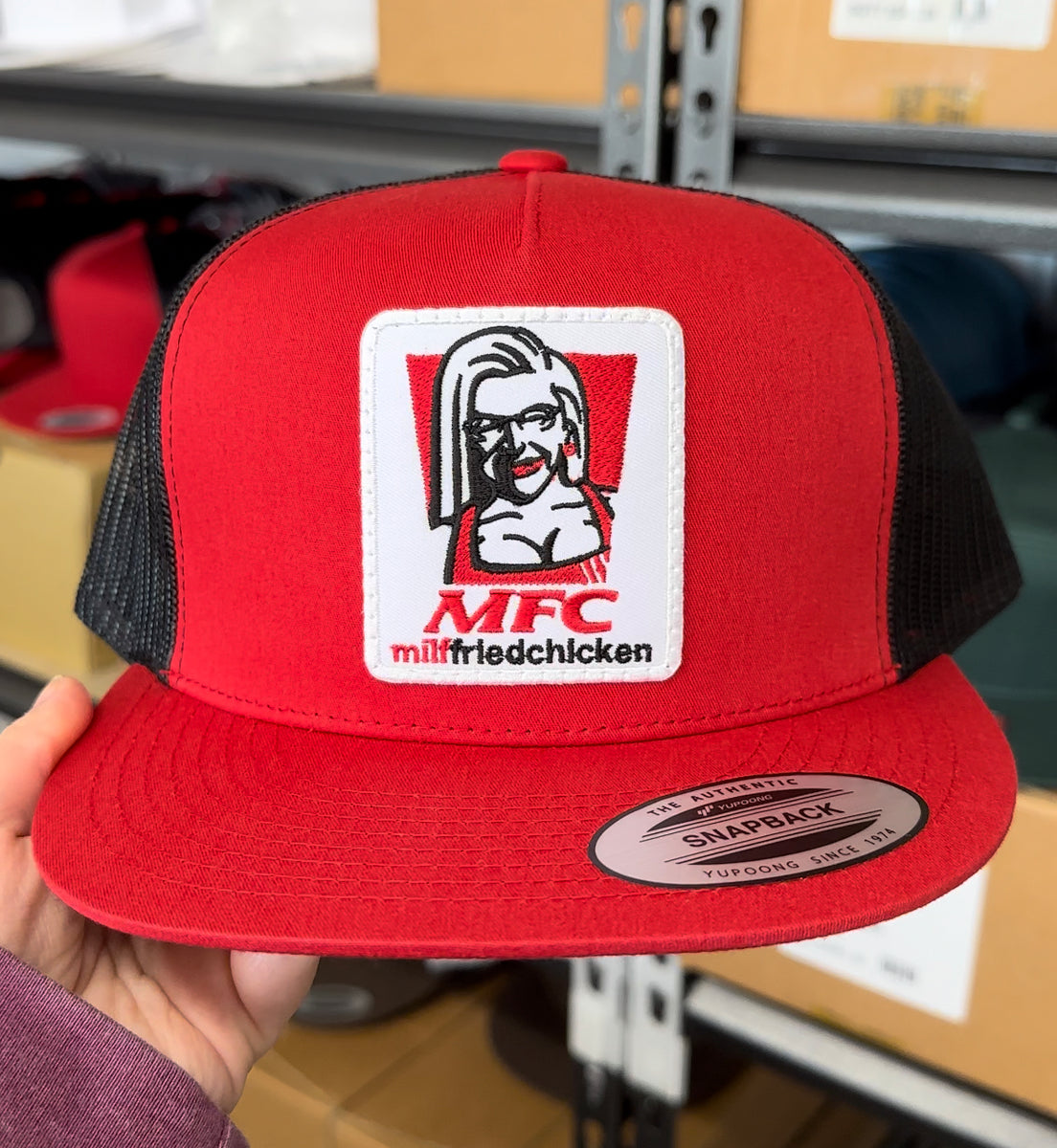 QUICK ORDER MFC Hat - Red/ Black 6006 – Rusty Lids