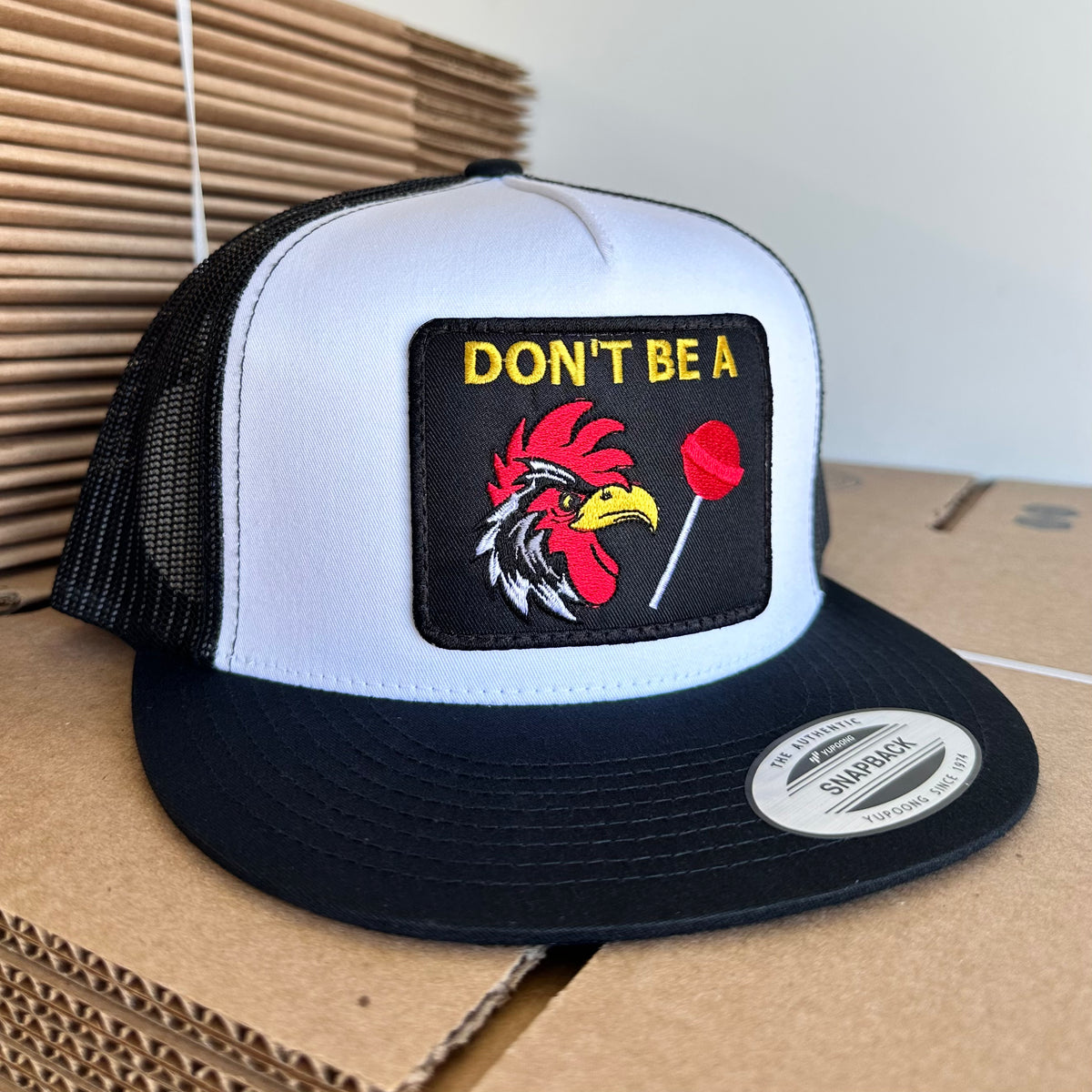 QUICK ORDER COMBO Don’t Be a Cock Sucker Hat - BLK/ RED Patch | BLK/ W ...