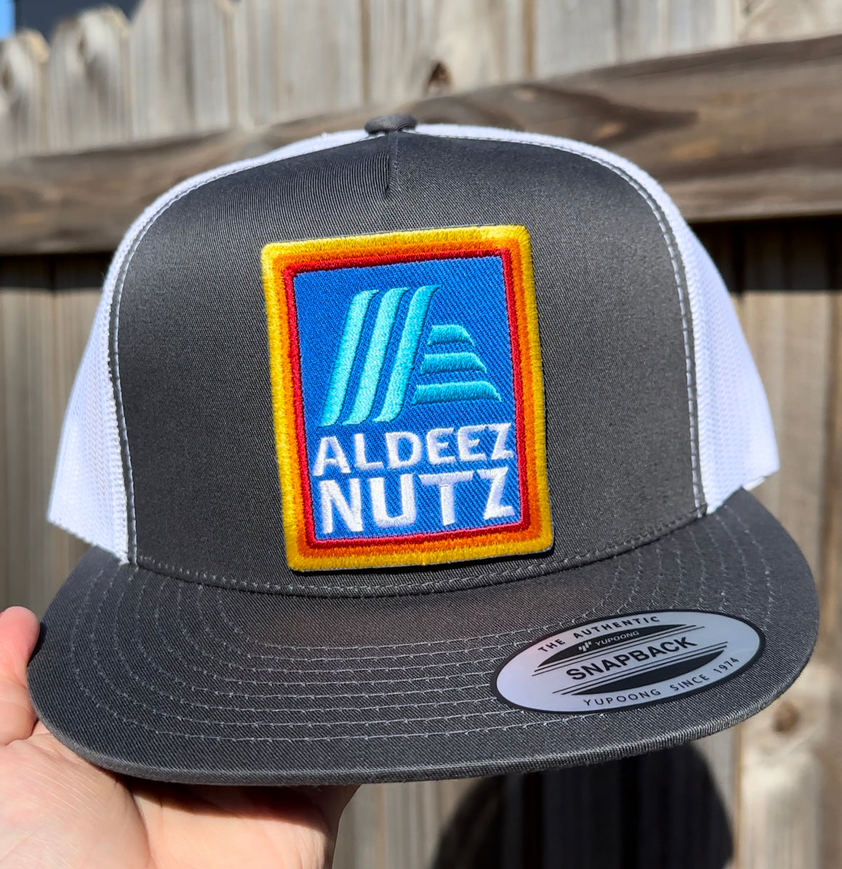 QUICK ORDER Aldeez Nutz Hat - Charcoal/ White 6006 – Rusty Lids