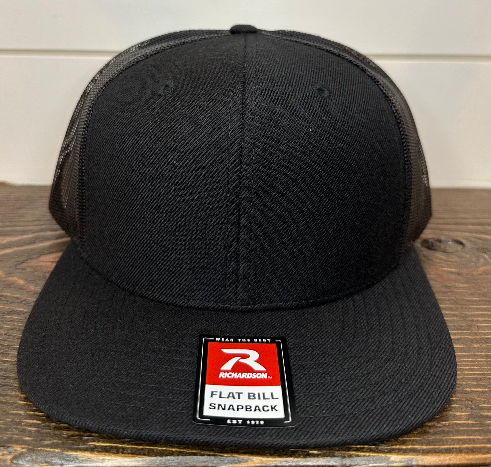 Richardson 511 Wool Blend Flatbill Hat - Black – Rusty Lids