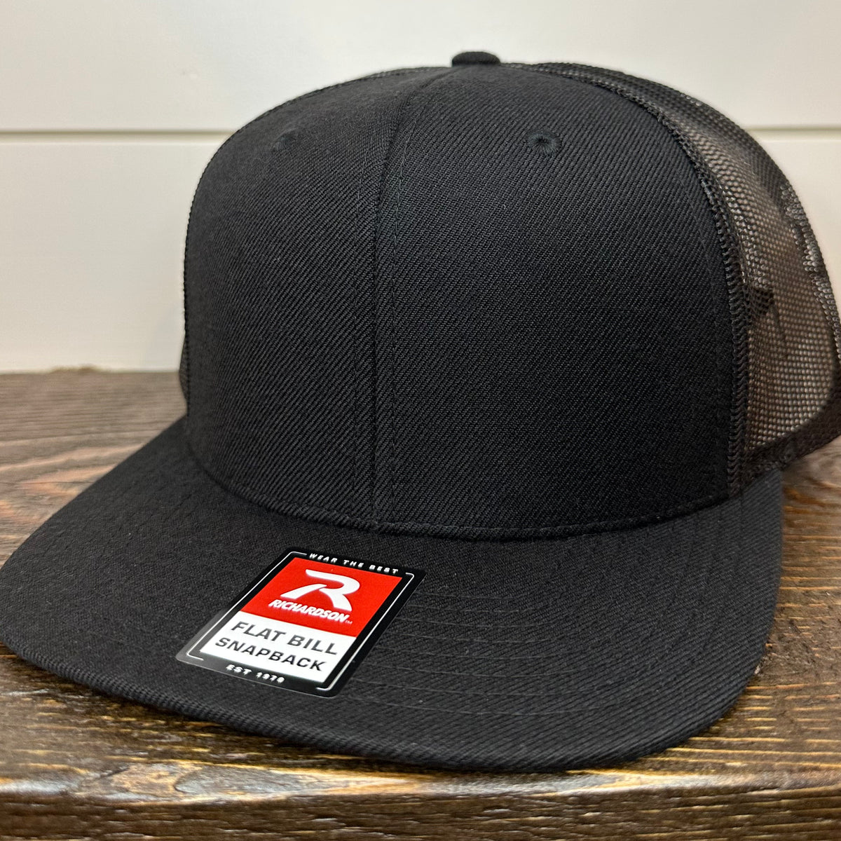 Richardson 511 Wool Blend Flatbill Hat - Black – Rusty Lids