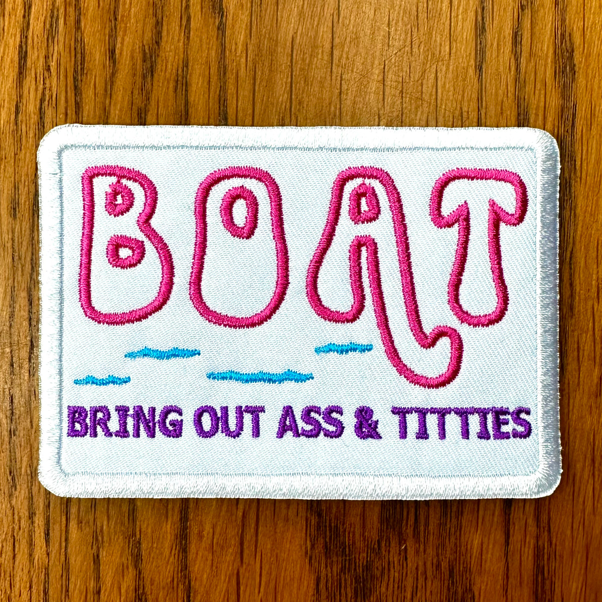 BOAT Patch - Pink – Rusty Lids