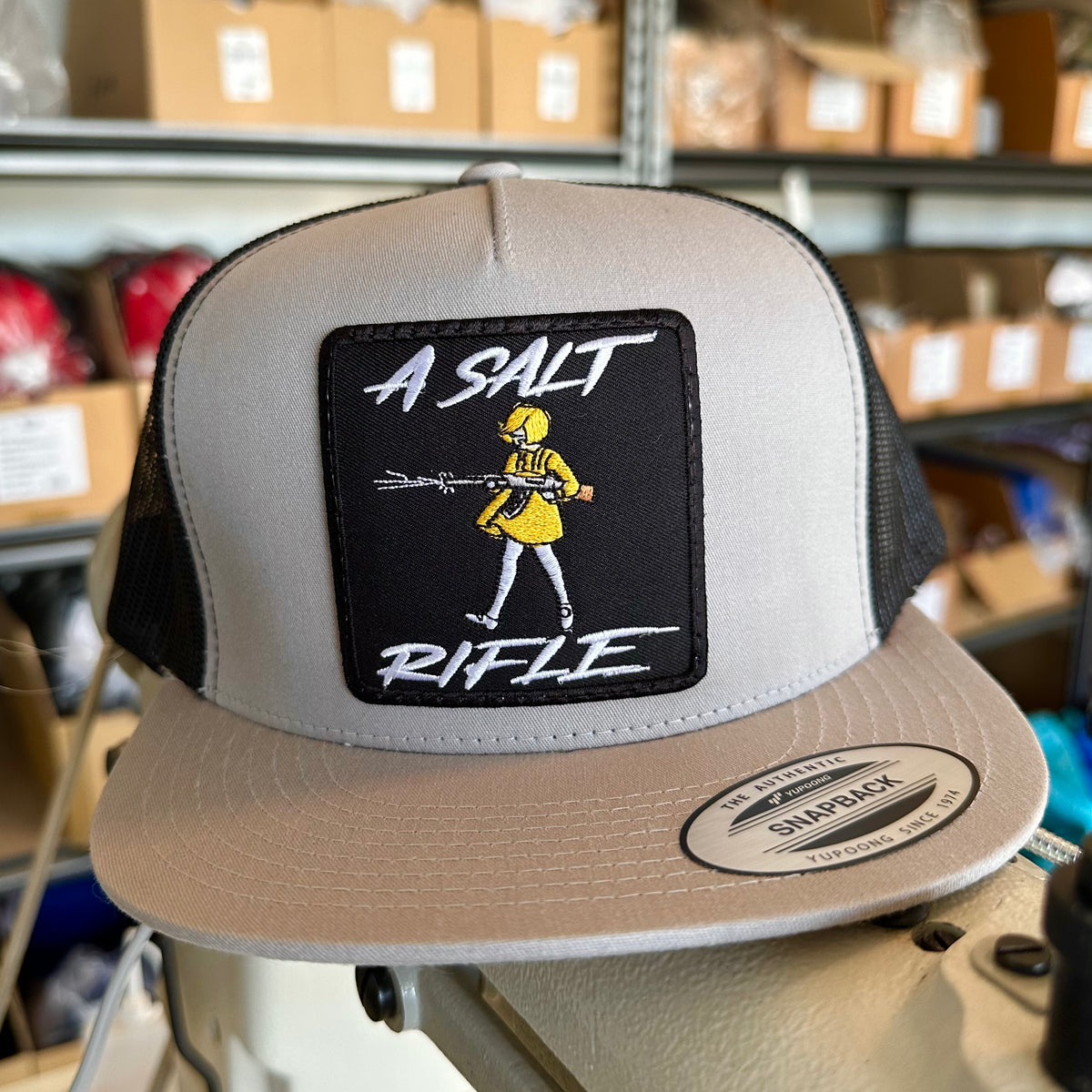 QUICK ORDER A Salt Rifle Hat - No Umbrella | Grey/ BLK 6006 – Rusty Lids