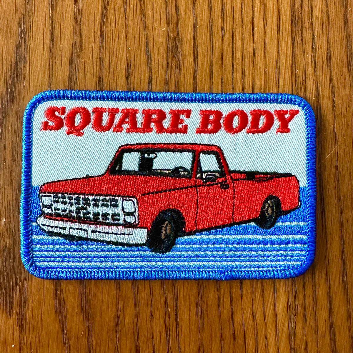 Square Body Patch - Red – Rusty Lids