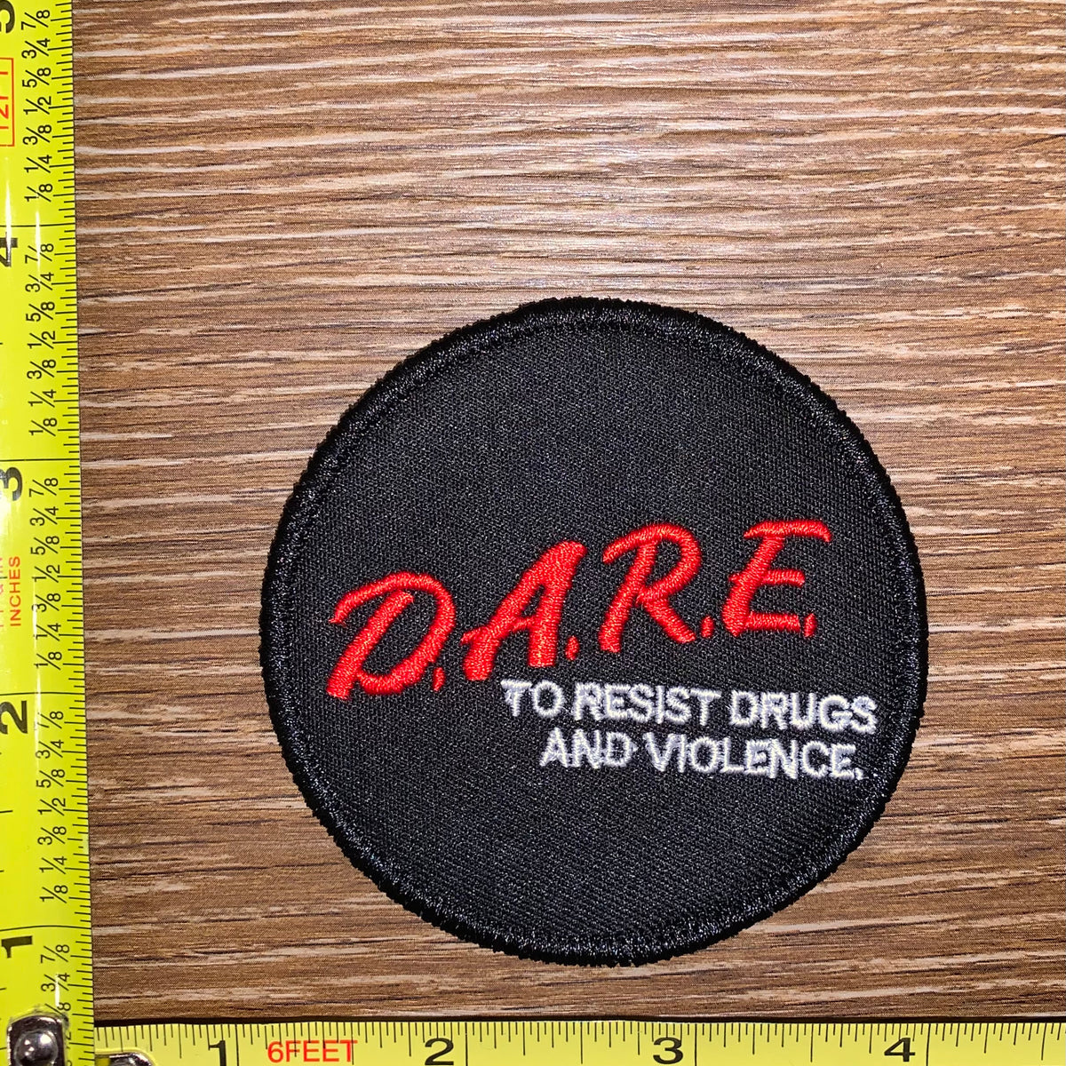 Vintage D.A.R.E to Resist Drugs and Violence Patch – Rusty Lids