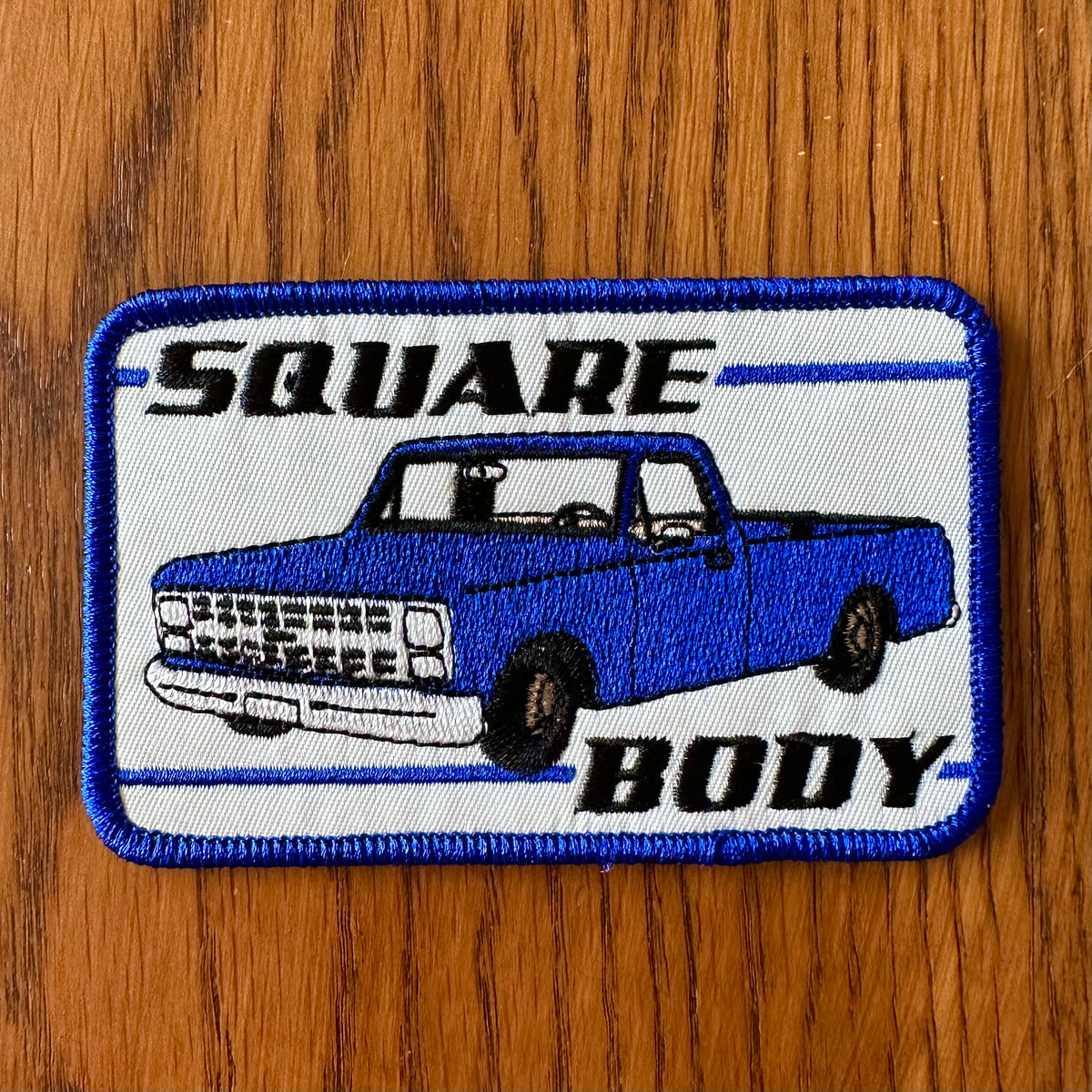Square Body Patch - Blue – Rusty Lids